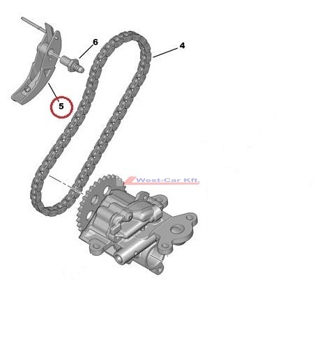 2006- Citroen Jumper Peugeot Boxer Ford Transit 2.2HDI Oil pump chain ...